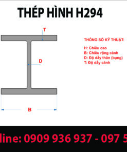 Thép Hình H294 【Sáng Chinh®】 tháng 04/2024